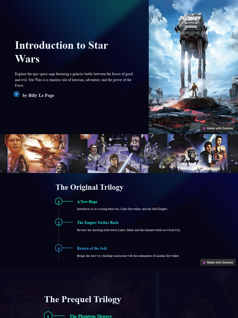 Introduction To Star Wars | Download Free PDF | Darth Vader | Jedi