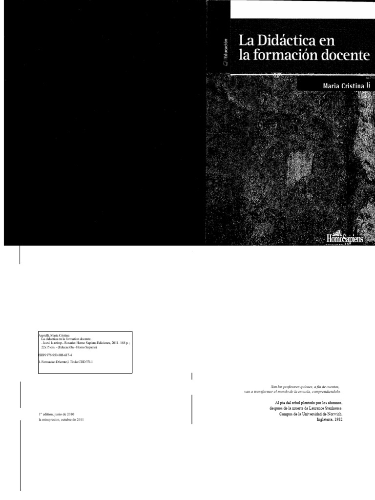 Asprelli - Didacticaescuelas - CAP 1 | PDF | Maestros | Comunicación humana