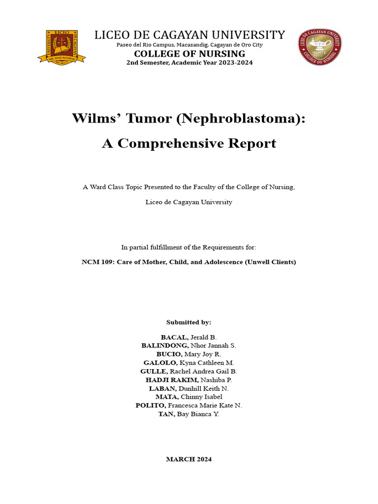 NCM 109 A3 Rle Ward Class | PDF | Radiation Therapy | Cancer