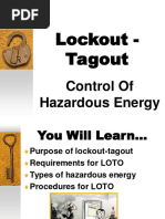 LOTO Training Presentation | PDF | Safety | Occupational Safety And Health