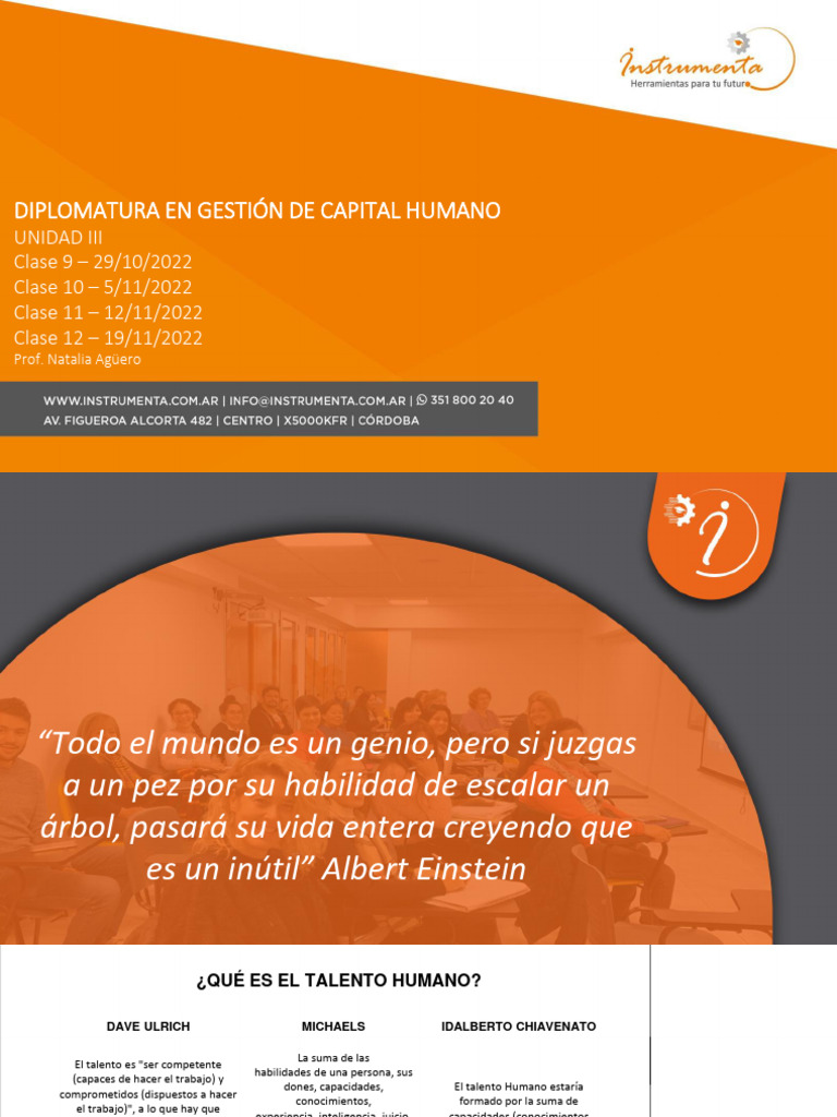 UNIDAD 3 - Gestión Del Talento y Desempeño Organizacional. | Descargar gratis PDF | Gestión de ...