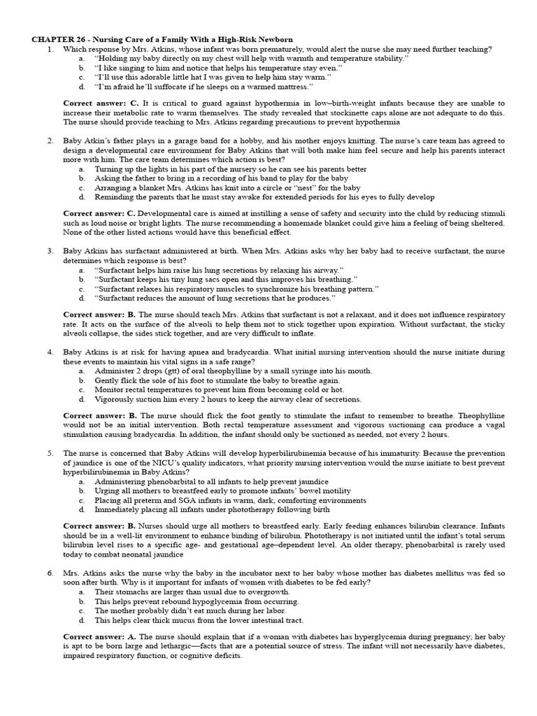 NCM 109 SF Book Questions | PDF | Allergy | Polycystic Ovary Syndrome