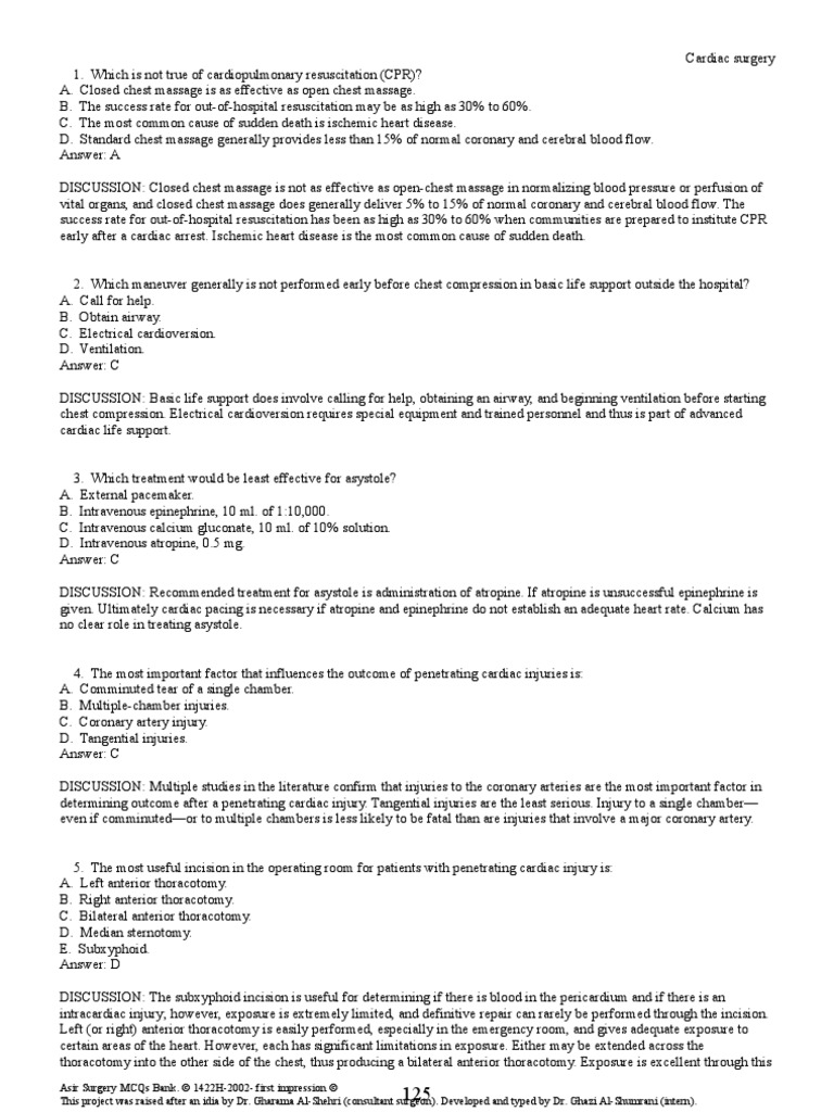 Cardiac Surgery | PDF | Heart Valve | Ventricle (Heart)