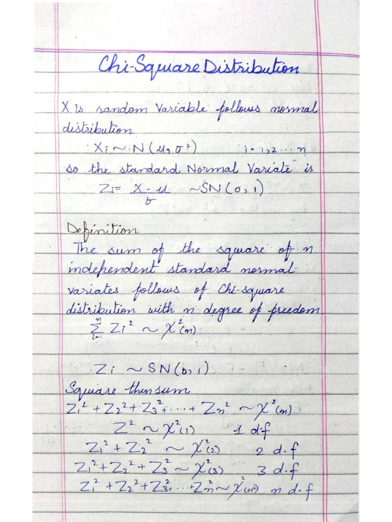 Chi Square Dist | PDF