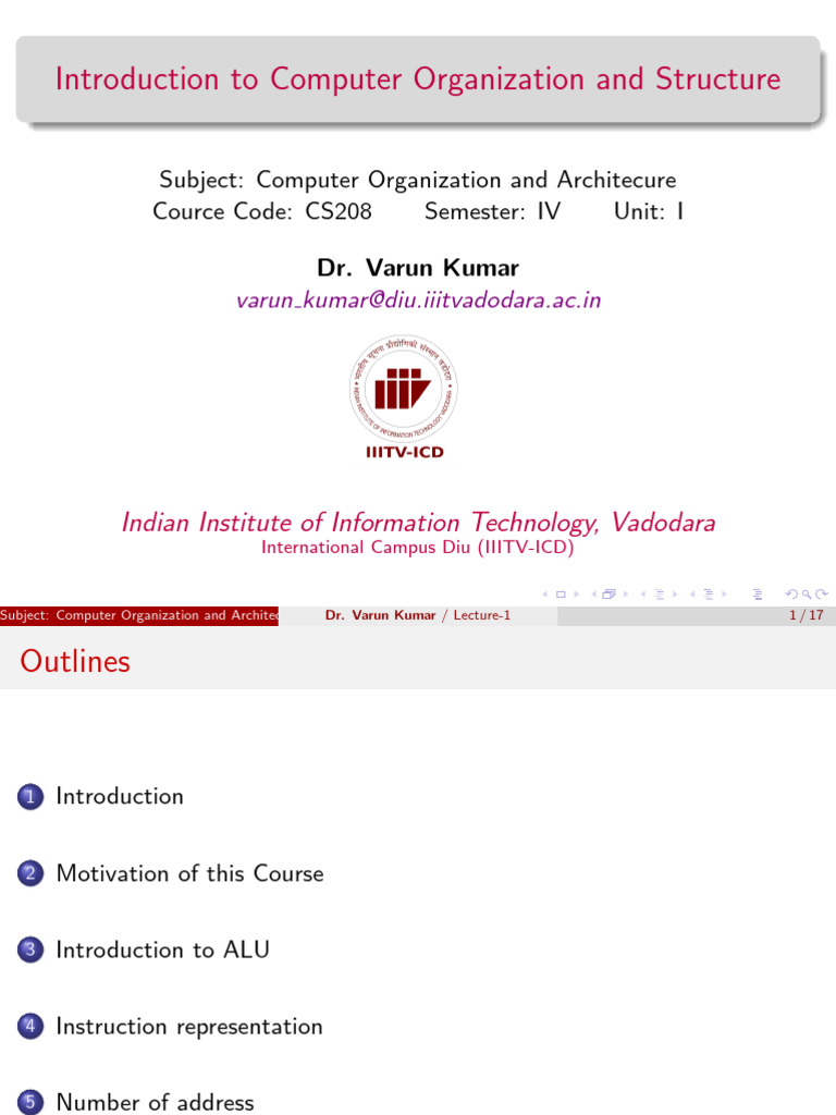 1.Introduction to Computer Organization and Structure | PDF | System | Computer Data Storage