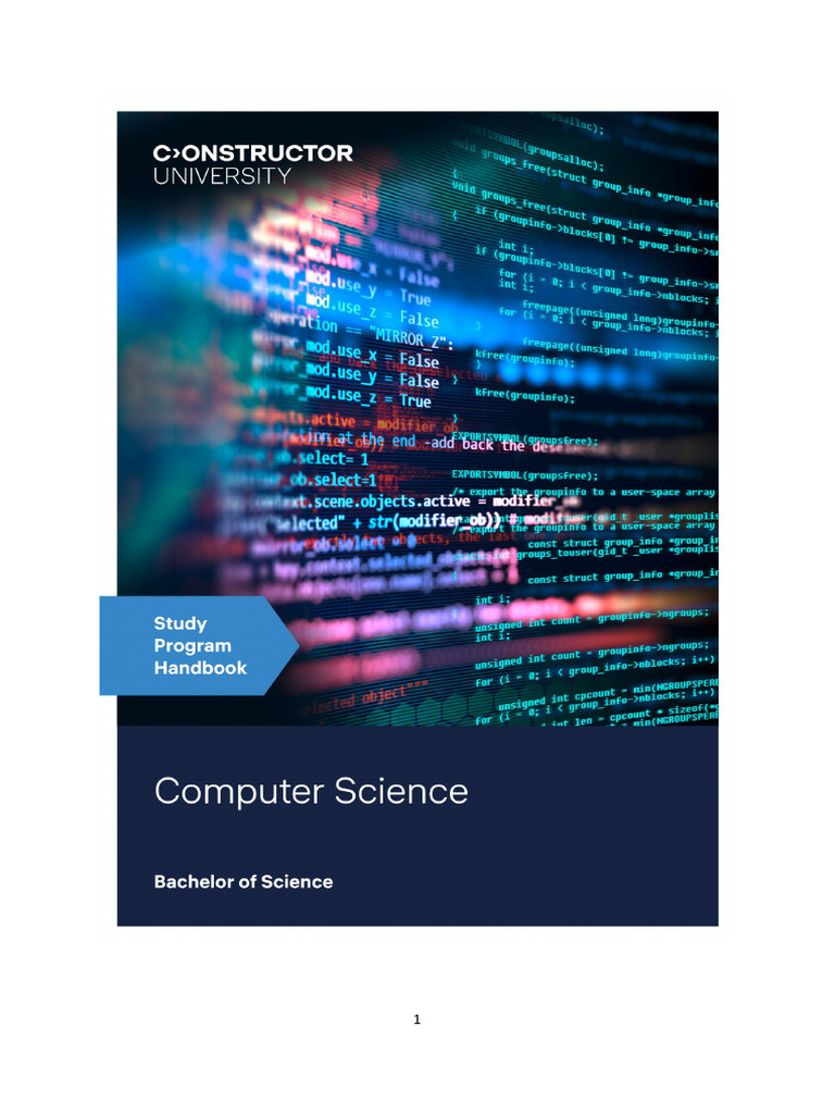 Computer Science Exam Regulations Guide | PDF | Computer Science ...