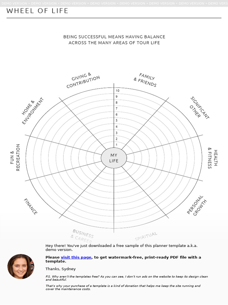Wheel_Of_Life_Goal_Tracker-a4 | PDF