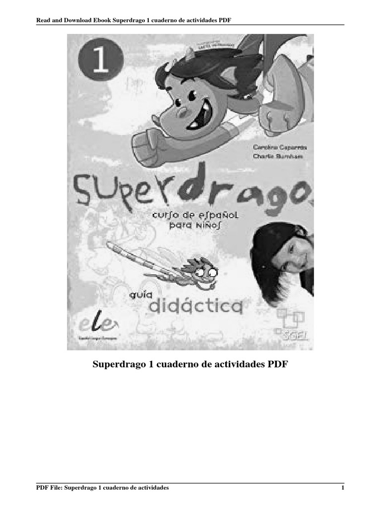 superdrago-1-cuaderno-de-act | PDF