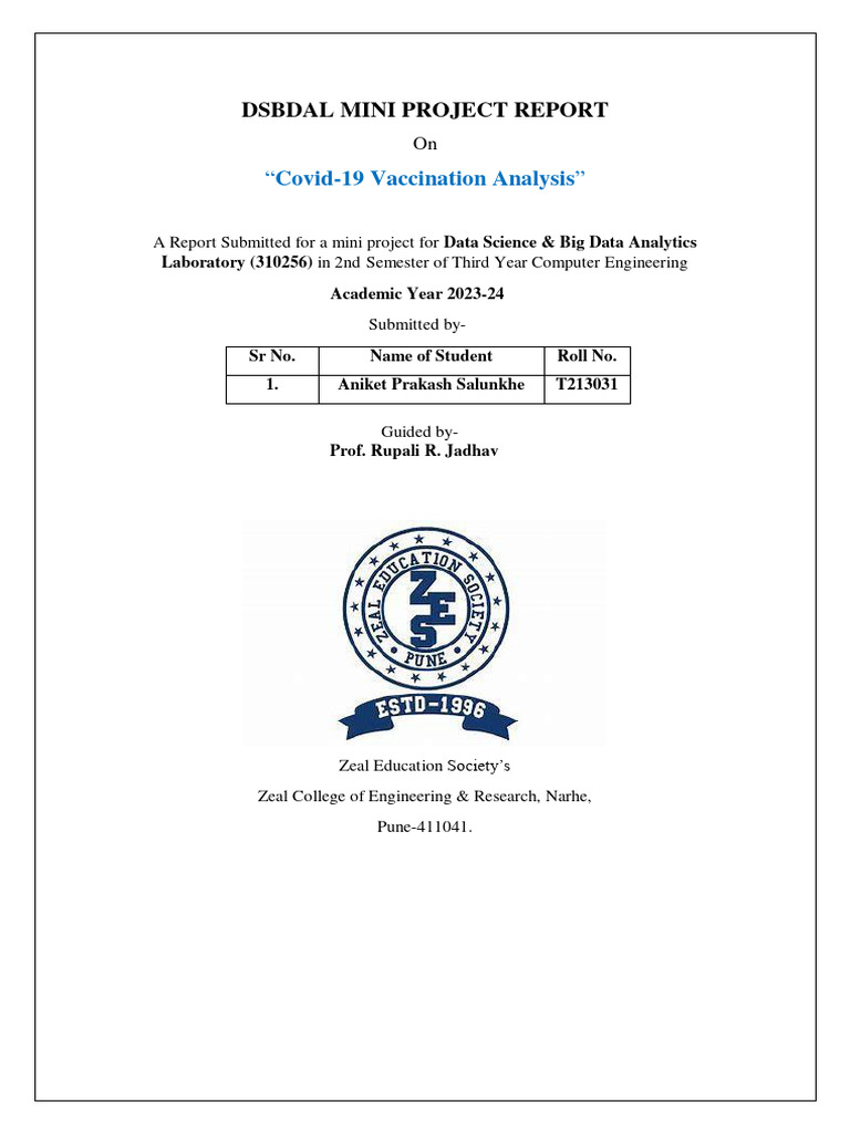 DSBDA Mini Project | PDF | Data | Python (Programming Language)