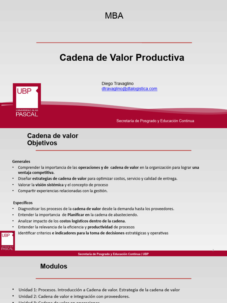Introduccion A La Cadena de Valor v1 | PDF | Cadena de valor | Logística