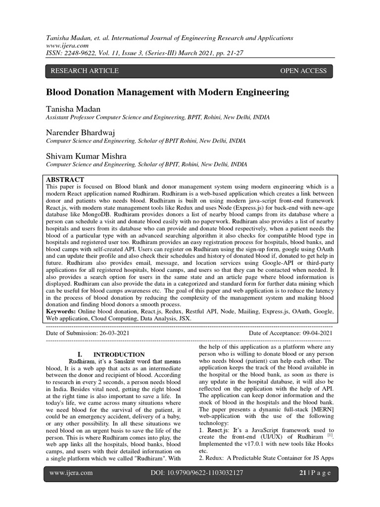 Blood Donation Report PDF | PDF | Web Application | Dynamic Web Page Blood Donation Report PDF | PDF | Web Application | Dynamic Web Page