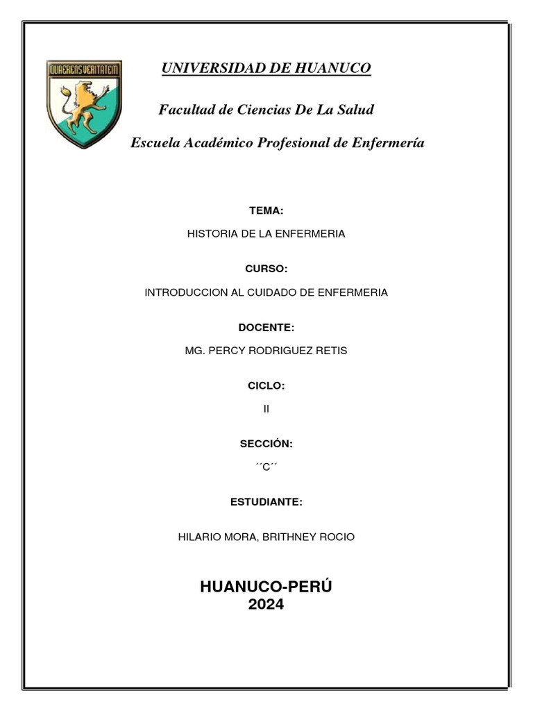 Tarea Introduccion C | PDF | Enfermería | Cuidado de la salud Tarea Introduccion C | PDF | Enfermería | Cuidado de la salud