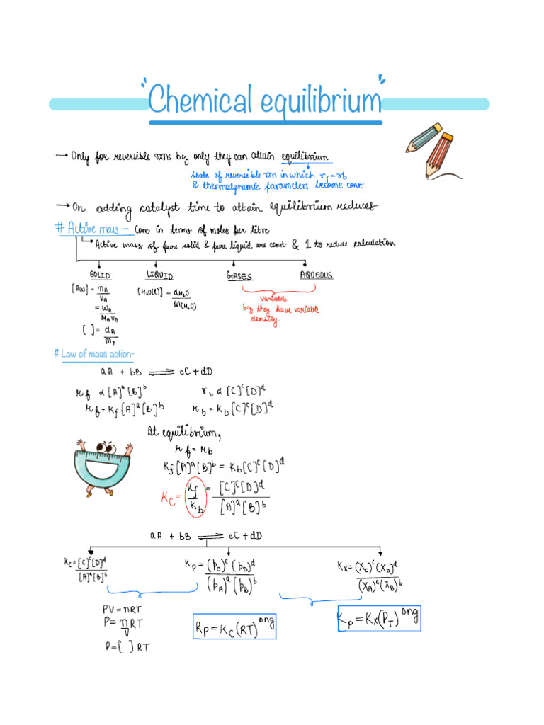 Chemical Equilibrium | PDF | Chemical Equilibrium | Scientific Phenomena