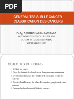 Cours D'oncologie Medicale | PDF | Oncologie | Cancer