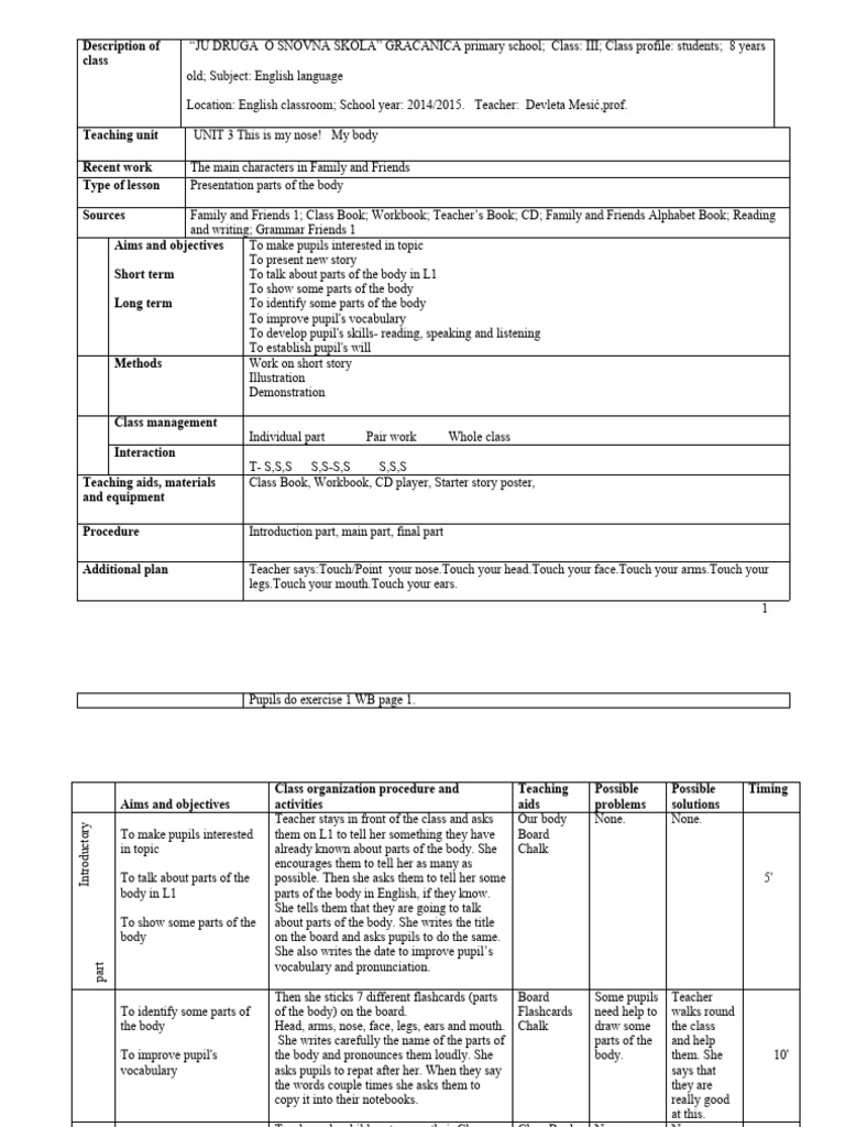 lesson plan 12 | PDF | Teachers | Cognitive Science