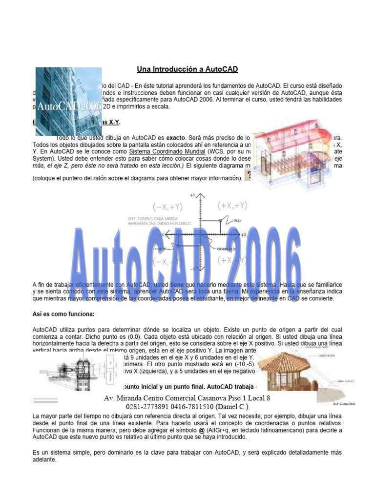 Guia de Autocad 2006 | PDF | Ventana (informática) | Cad automático