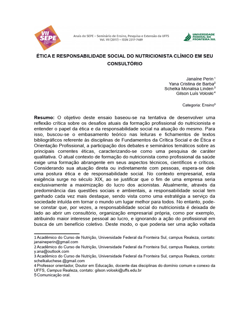 Artigo 3 Pdf Sociologia Educação Em Artes Liberais