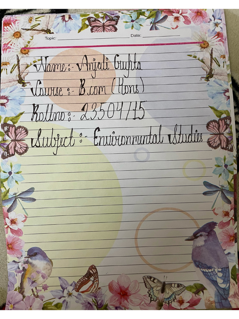 Evs Assignment | PDF