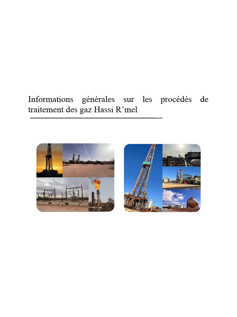 Chapitre de Hassi R'mel | PDF | Gaz naturel | Combustibles fossiles