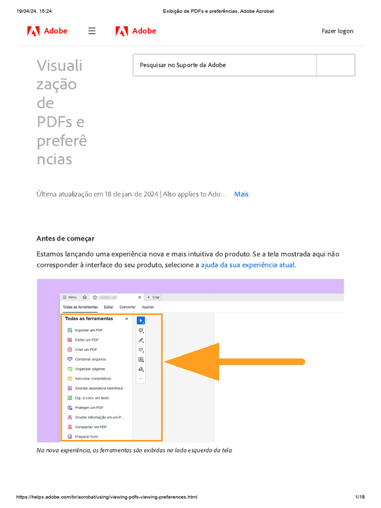 apresentaoficharioadobe | PDF | Janela (informática) | Microsoft Windows