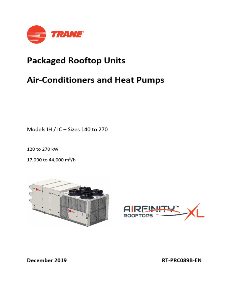 Rooftop Airfinity | PDF | Air Conditioning | Duct (Flow)