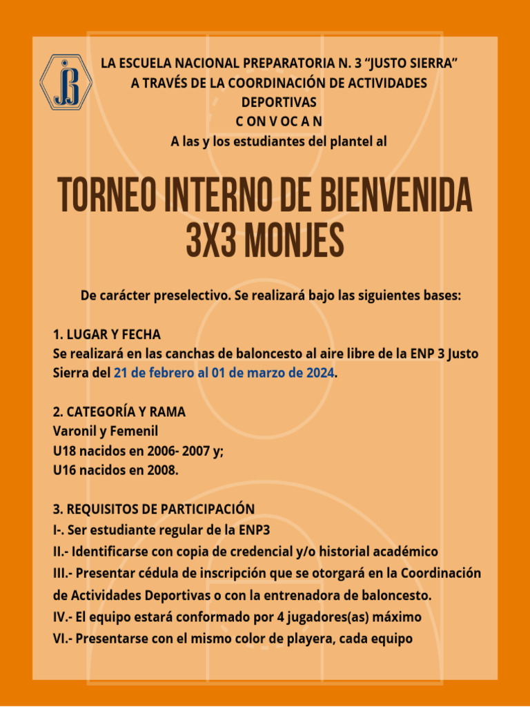 Torneo Basquet 3x3 | PDF