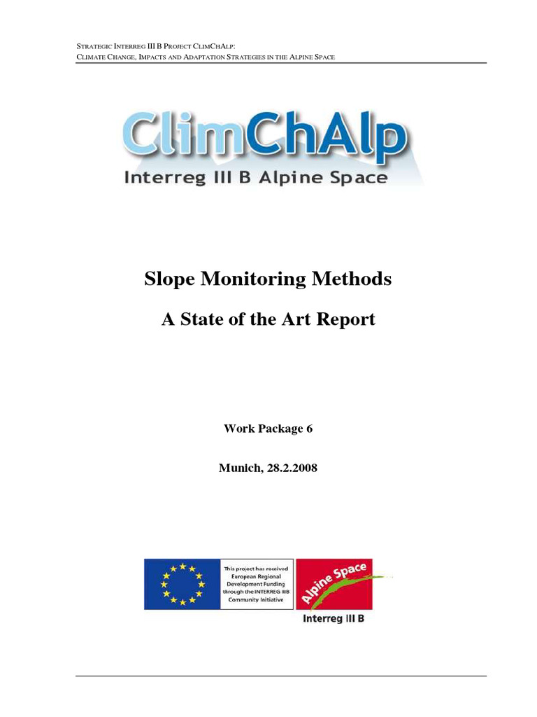 Slope Monitoring Methods | PDF | Landslide | Earth Sciences