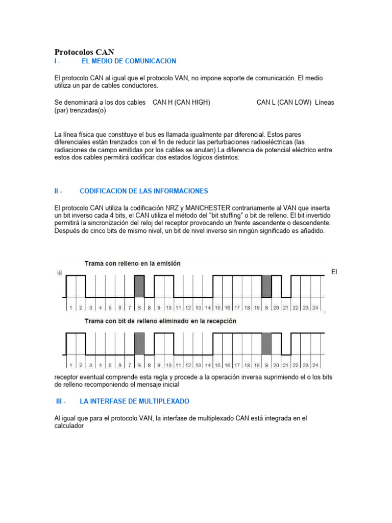 3 Protocolo Can | PDF | Poco | Ingenieria Eléctrica