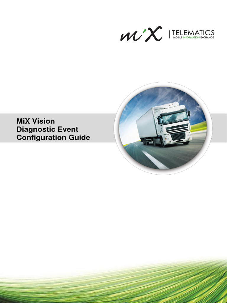 MiX Vision - Diagnostic Events Configuration Guide | PDF | Booting | Camera