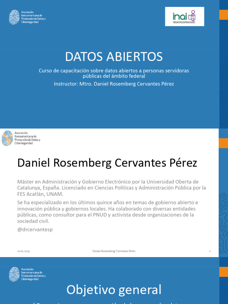 Capacitación en Datos Abiertos para Servidores Públicos | PDF | Red mundial | Internet y web