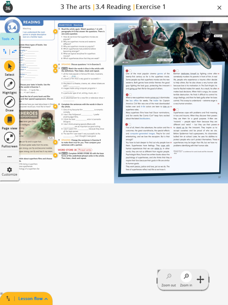 3 The Arts Focus 2 2nd Edition Presentation Tool Pearson English Portal ...
