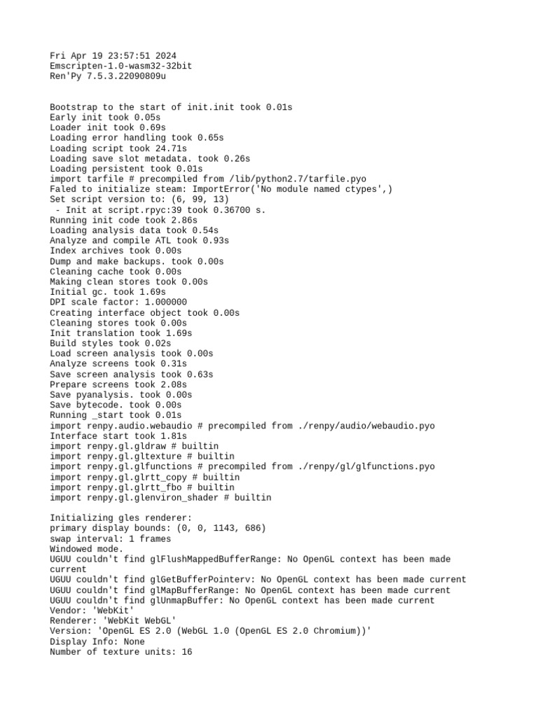 Log | Download Free PDF | Web Gl | Computer Science