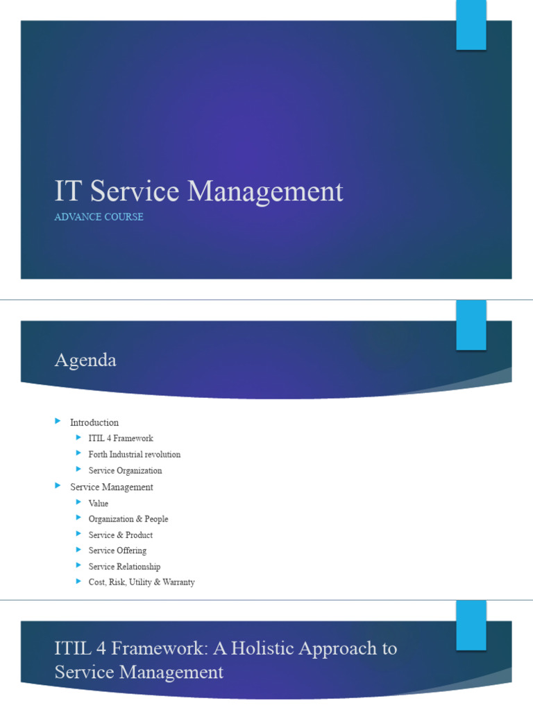 IT Service Management - Day 1 | PDF | Risk Management | Risk