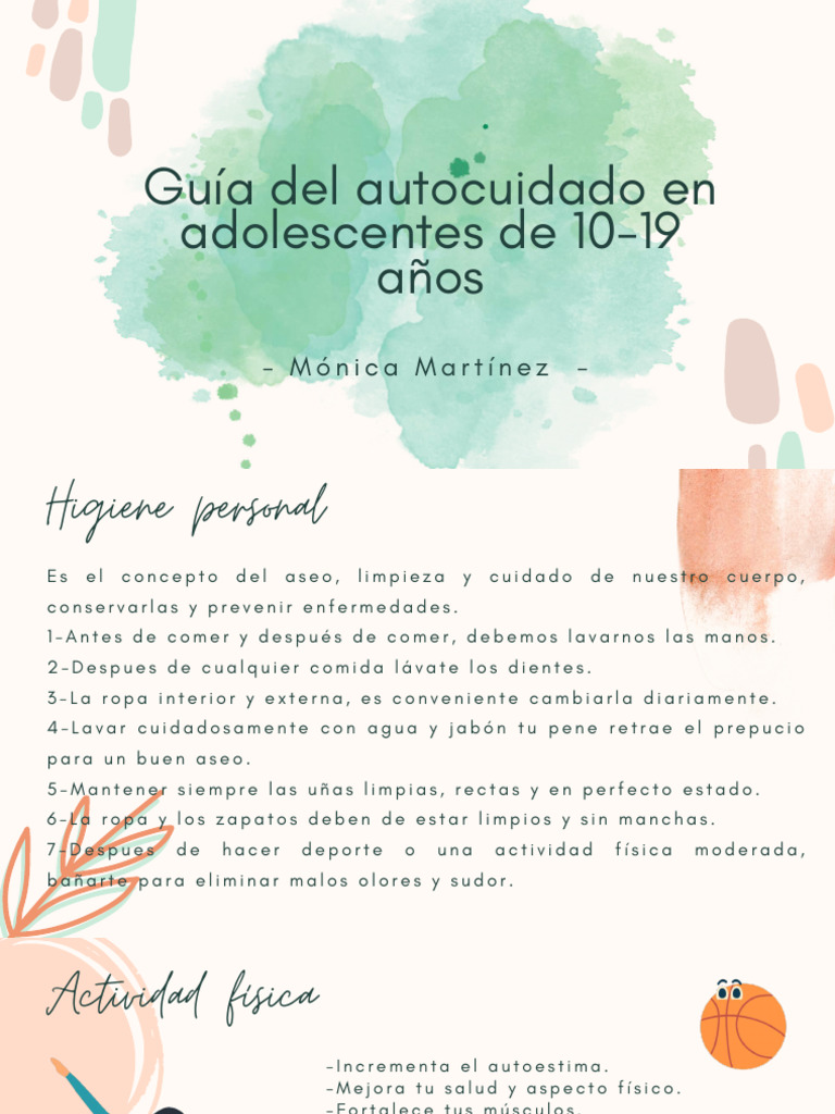Guía de Autocuidado para Adolescentes | PDF | Adolescencia | Higiene
