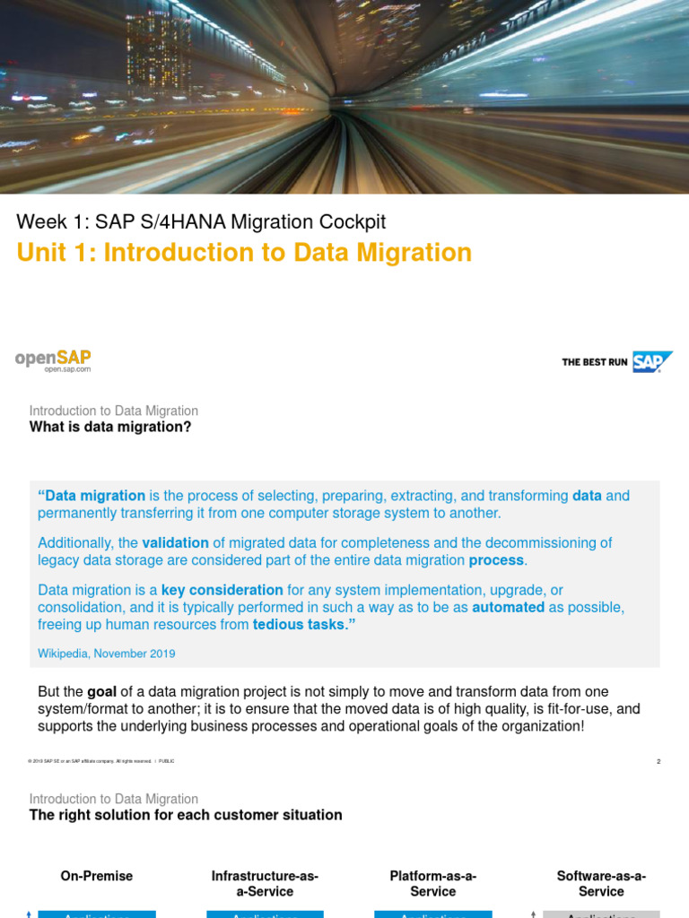 openSAP s4h16 Week 01 All Slides | PDF | Computing | Information Technology