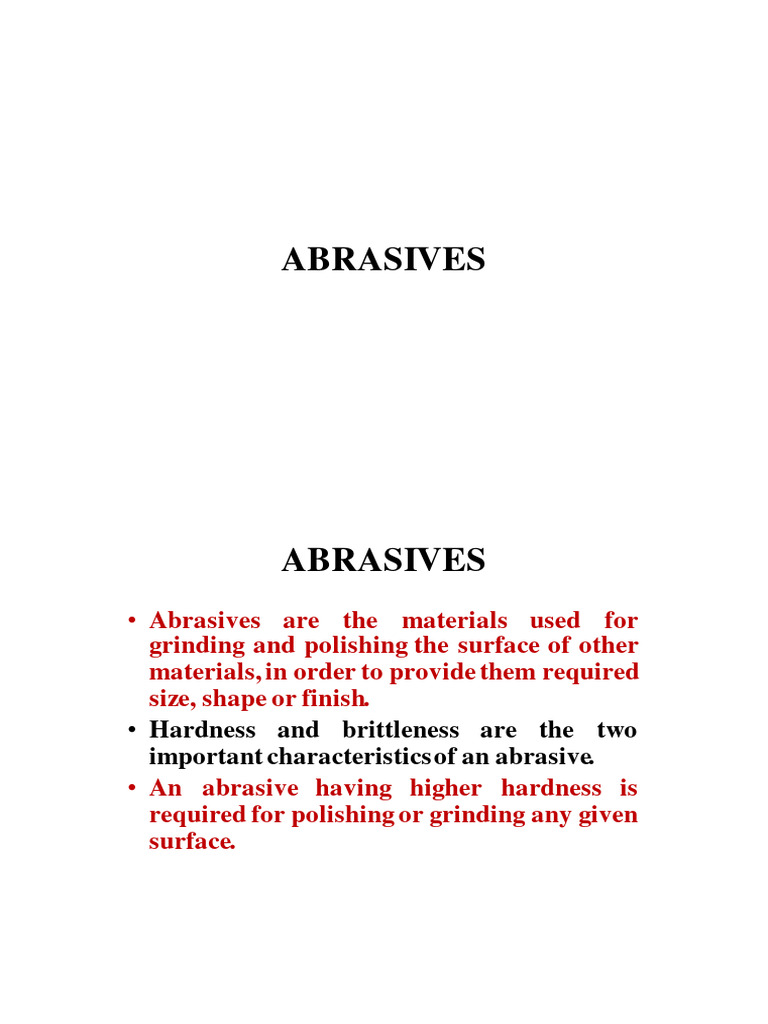 Abrasives and Refractories | PDF | Refractory | Abrasive