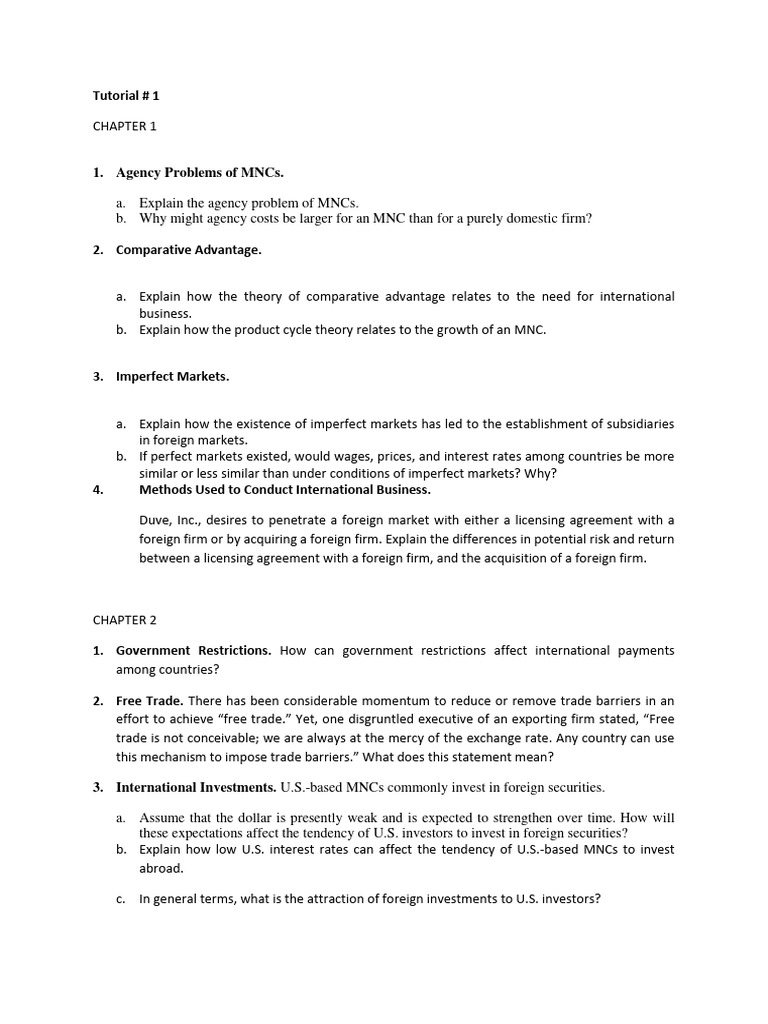 Tutorial Questions IFM | PDF | Option (Finance) | Hedge (Finance)