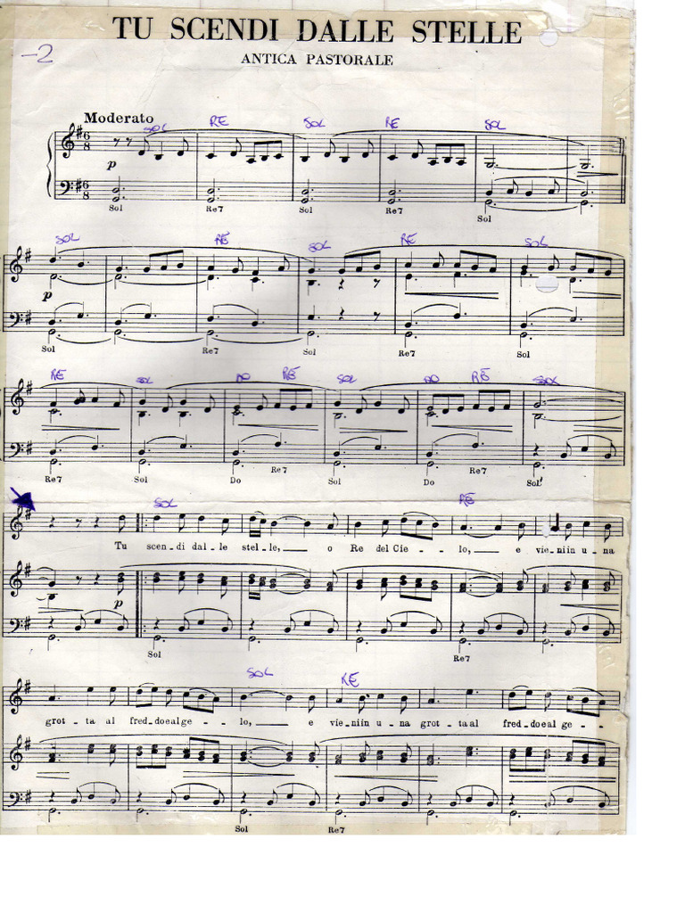 Tu Scendi Dalle Stelle | PDF