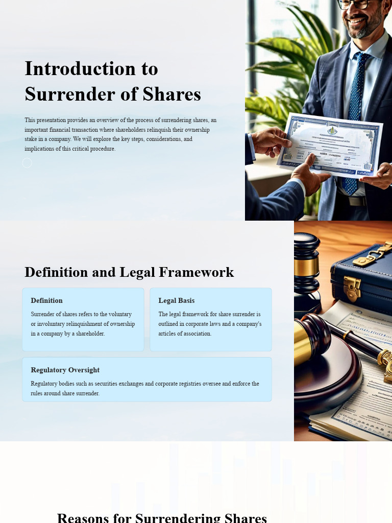 Overview of Share Surrender Process | PDF | Share (Finance) | Taxes