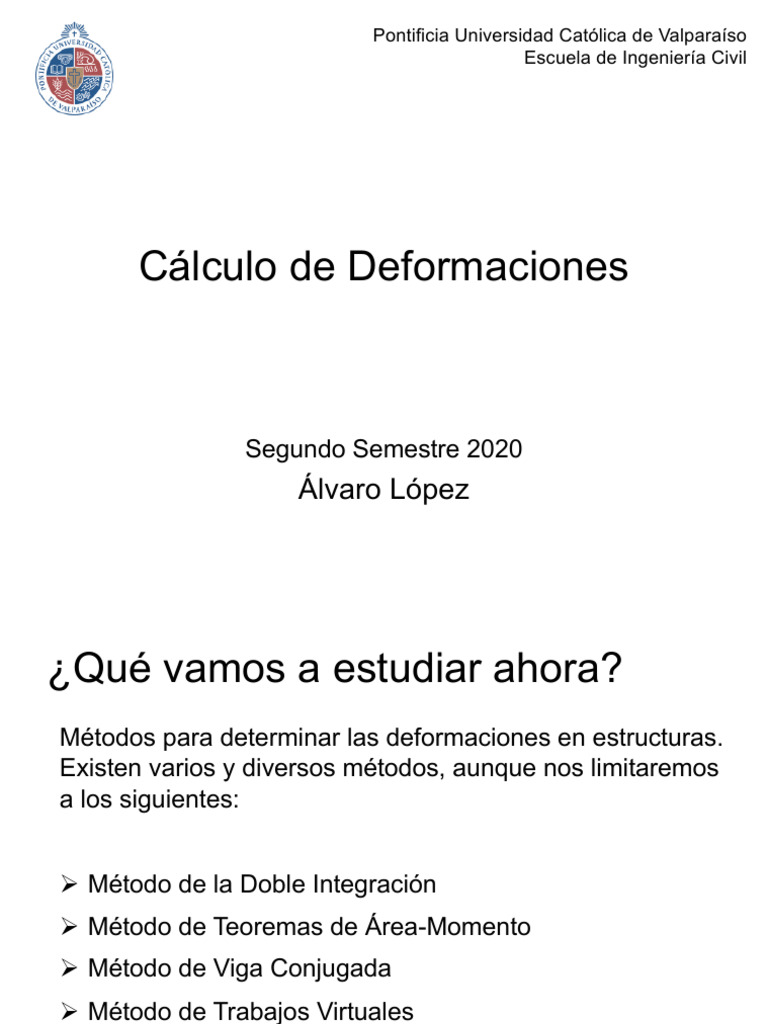 Deformaciones 1 | Descargar gratis PDF | Viga (Estructura) | Doblar