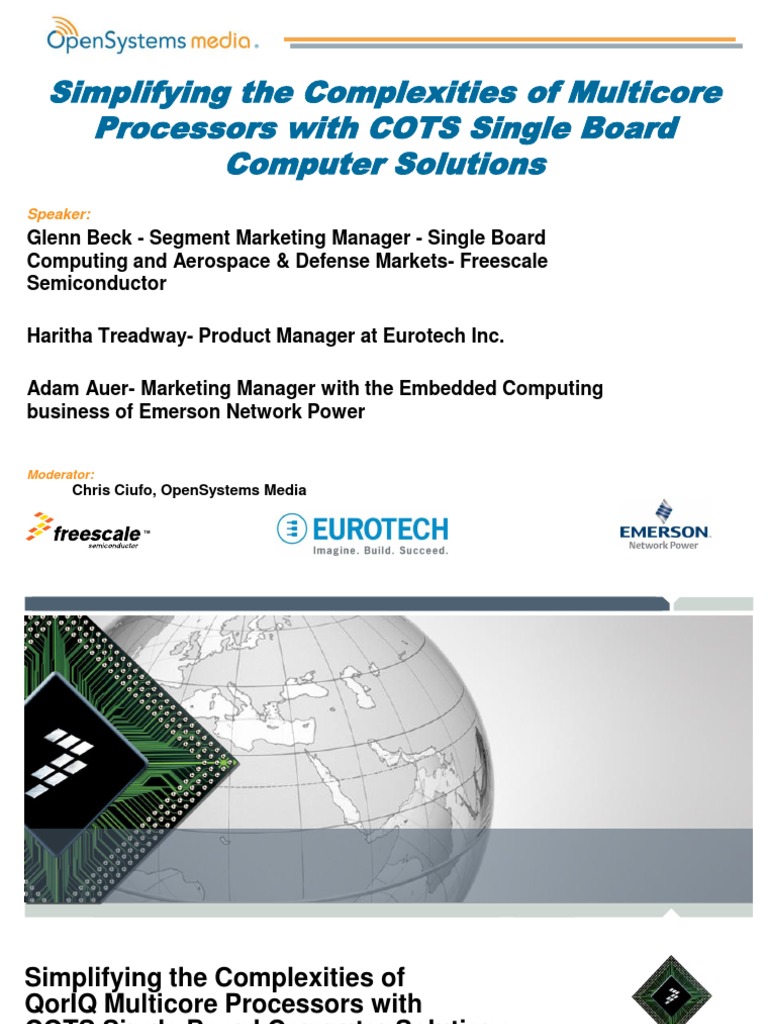 Simplifying The Complexities of Multicore Processors With COTS Single ...