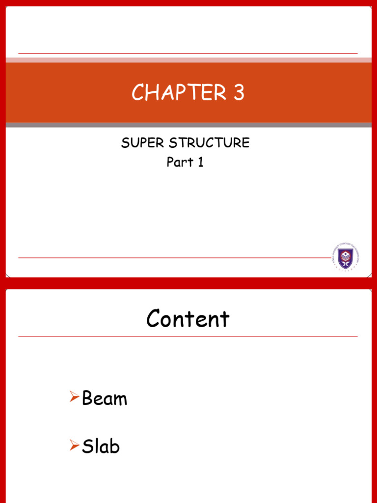 Chapter 3 Part 1 Superstructures | PDF | Beam (Structure) | Concrete Chapter 3 Part 1 Superstructures | PDF | Beam (Structure) | Concrete
