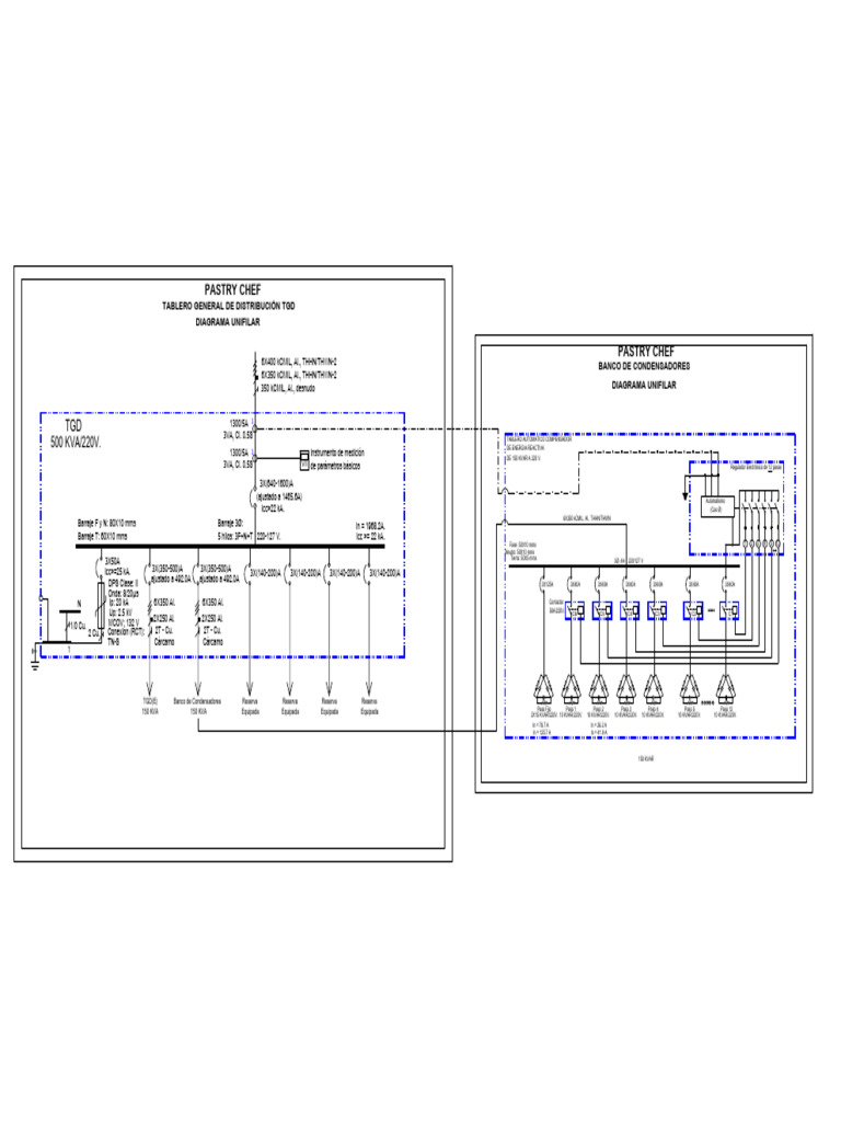 Tablero TGD y Banco de Condensadores | PDF