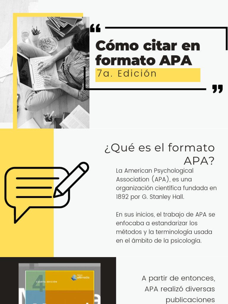 Como Citar en Formato APA 7 | PDF | Estilo apa | Bibliografía