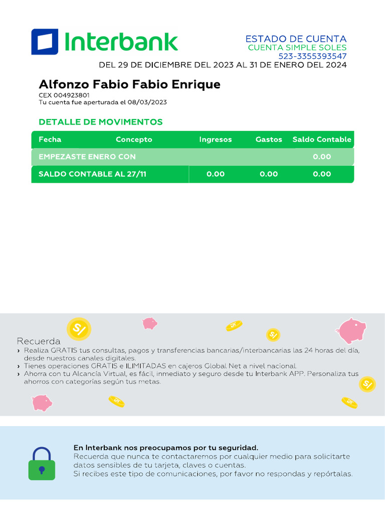 Estado de Cuenta | PDF