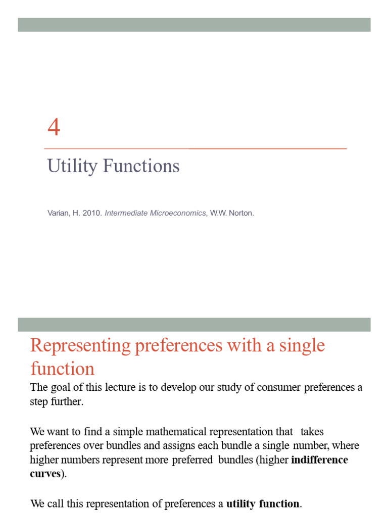 Lecture2 3 | PDF | Utility | Consumer Behaviour