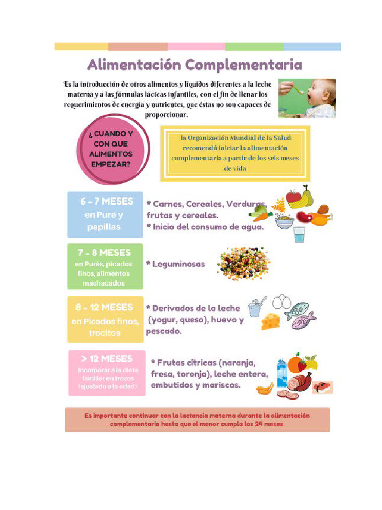 Alimentacion Complementaria | PDF