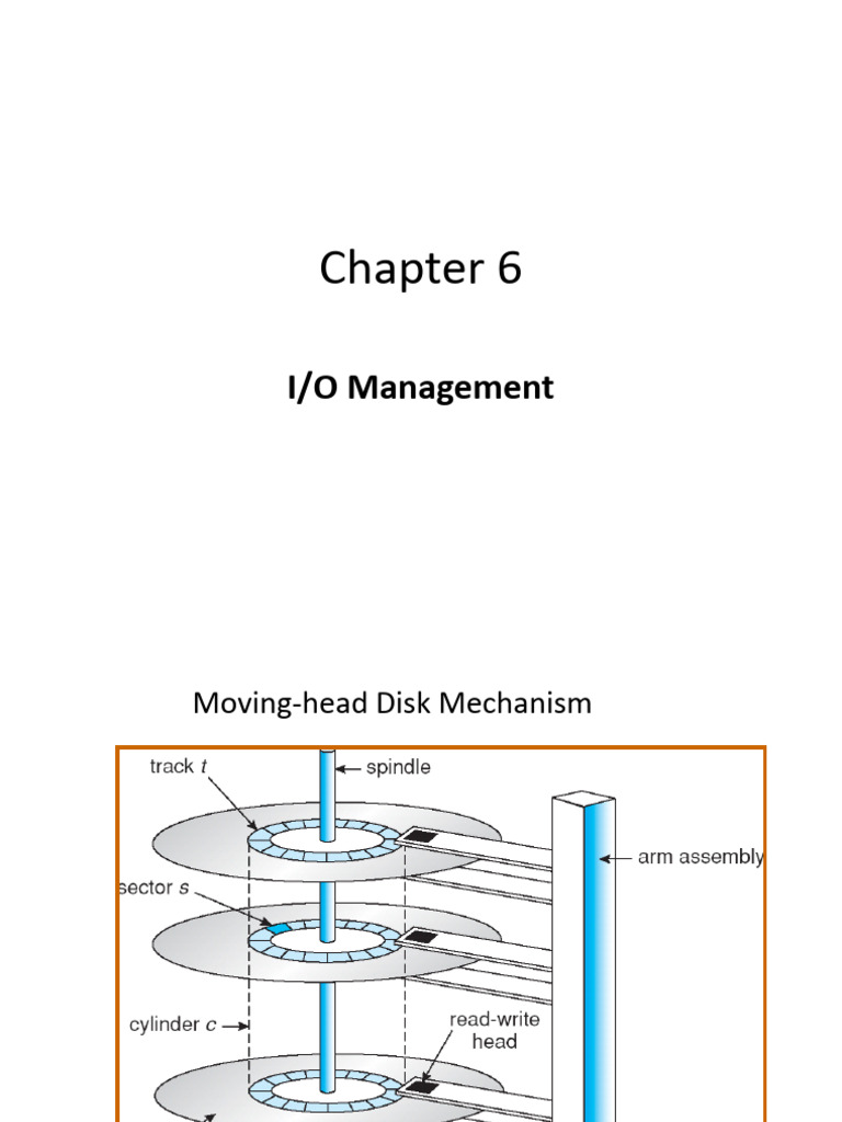Chapter6 Diskscheduling | PDF | Scheduling (Computing) | Hard Disk Drive