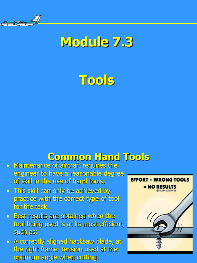 Mod 7.03a Tools Slideshow | PDF | Drill | Screw