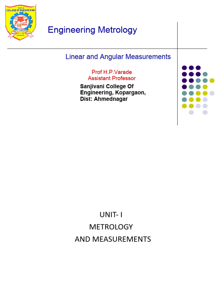 Dokumen - Tips - Linear and Angular Measurements | PDF | Observational Error | Accuracy And ...